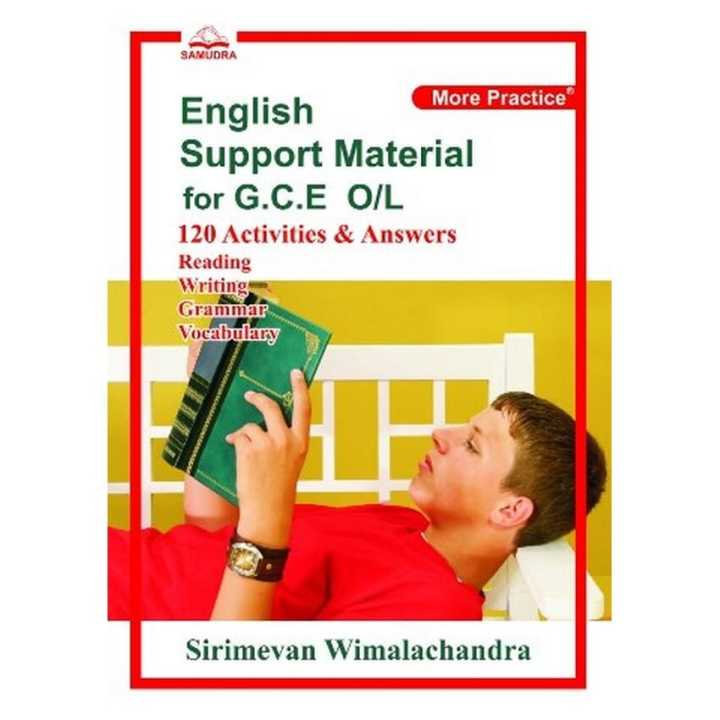 English Support Material For G.c.e. O/l More Practice - Sbp ...
