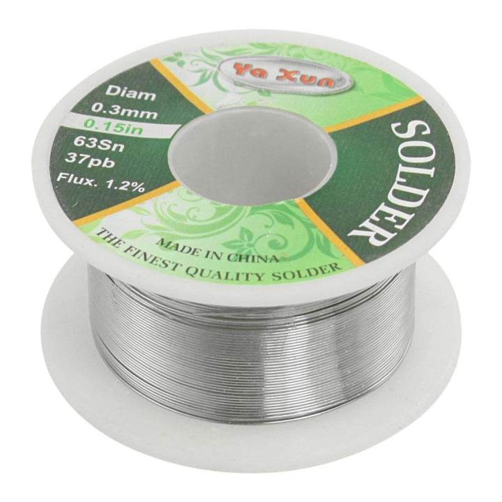 Solid Solder 0.3mm Dia Flux Core 63% Tin 37% Lead Long Wire Reel Yaxun / Yaxun Professional ...