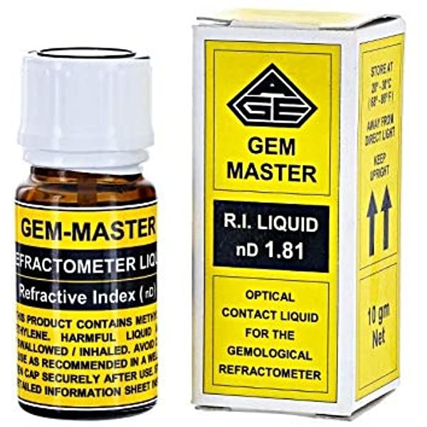 RI Liquid 1.81 Gemstone Identification Gemstone Inspection Liquid for ...