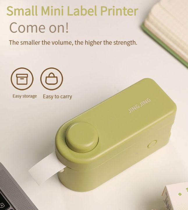 Small Handheld Mini Printer Portable Adhesive Label Machine Label ...
