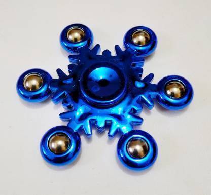 WHITE POPCORN SMALL 6 Point Ultra Speed Metal Fidget Spinner | Daraz.lk