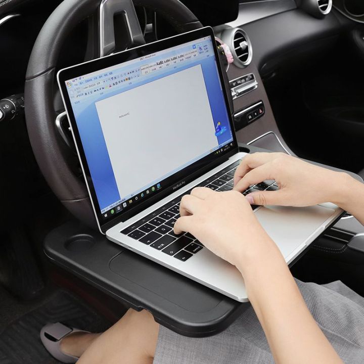 Laptop Stand Car Dining Table Tray Table Car Onboard Steering Wheel ...