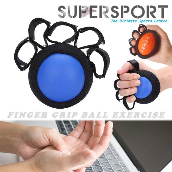 SUPERSPORT Hand Grip Ball Exercise Strength Training Stress Reliever ...