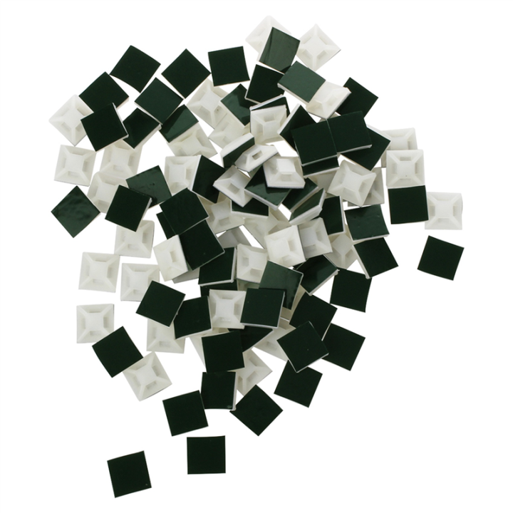 Self-Adhesive Plastic Wire Bundle Holder 3Mm Cable Tie Mount Base ...