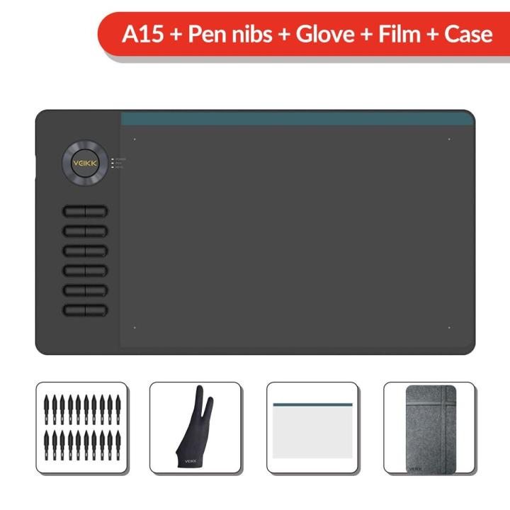 VEIKK Tablet for Drawing A15 10x6 Inch Digital Graphics Tablet Online ...