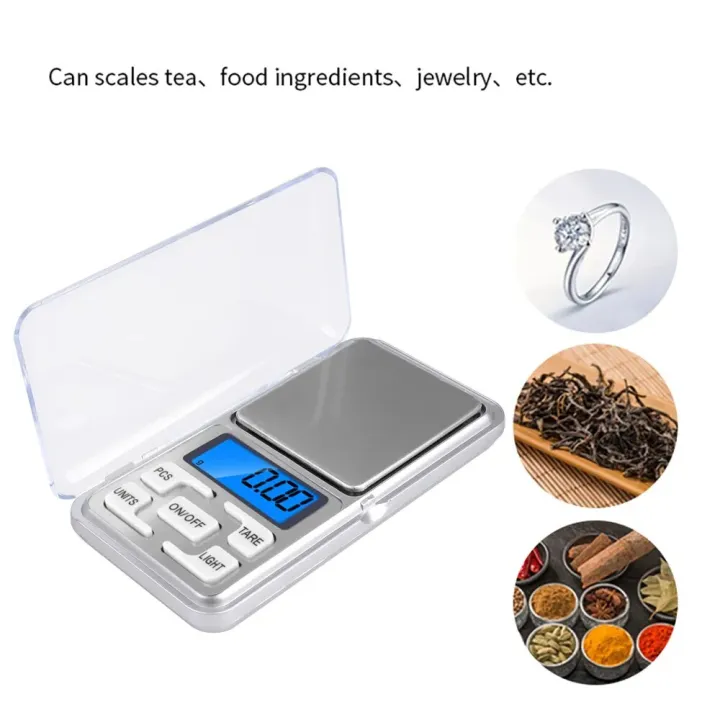 200g/300g/500g x 0.01g Digital Mini Scale High Presicion Electronic ...
