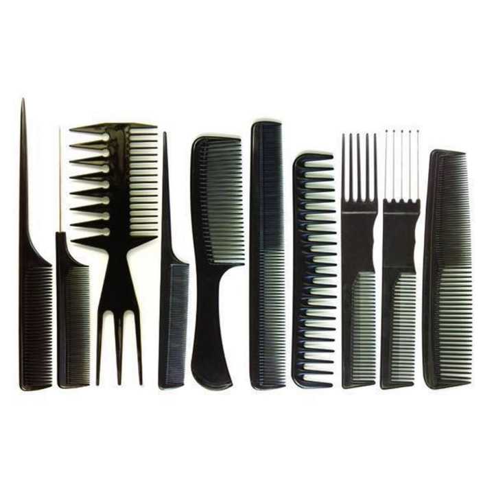 10 Piece Professional Style Combs Set | Daraz.lk