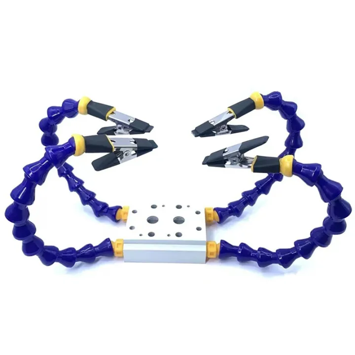4 Arms Octopus Soldering Helping Hands Bench Vise Table Clamp with Arm ...