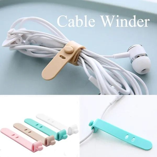 5PCS & 10PCS Universal Silicone Winder Wire and Cable Organizer Bracket ...