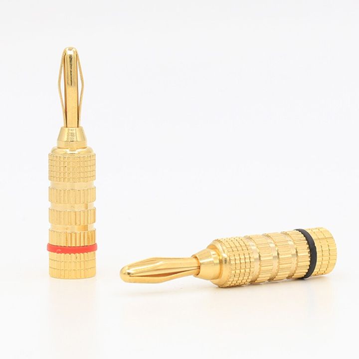 Speaker Terminal Banana Plug BA1433 24K Gold Plated Speaker Cable Banana Plug Banana Adapter for ...