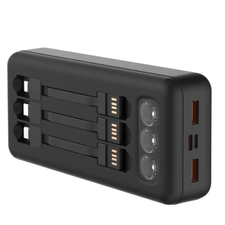 30000mAh Power Bank With Powerful LED Torch Fast charging Recrsi RE-PB ...