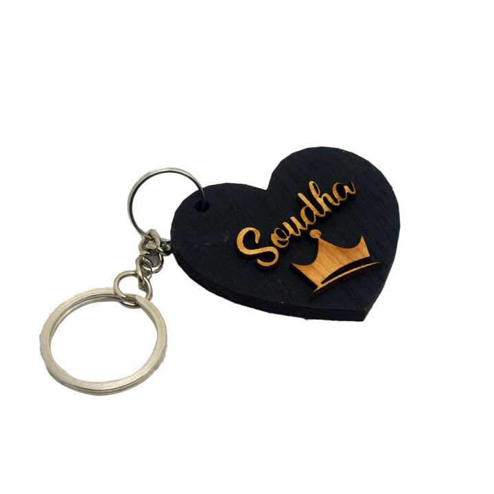 Customized Name Heart Shape Key Tags, King Wishes Key Tags ...