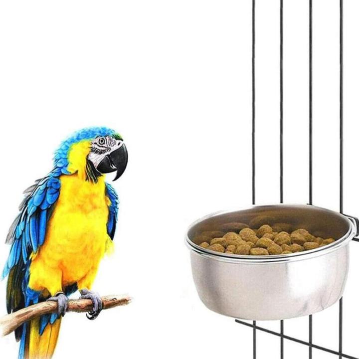 Parakeet Lovebird Finches Rabbit Hanging Clamp-on Hamster Stainless ...