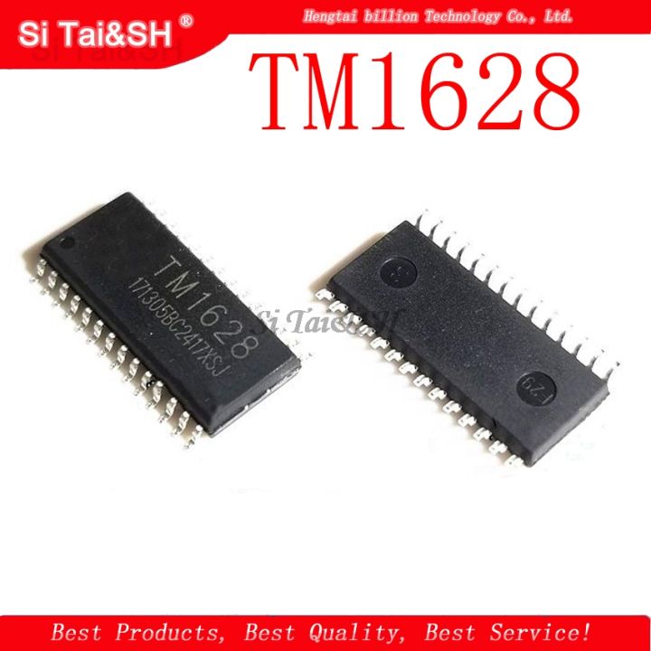 10pcs/lot TM1628 driver SOP-28 SMD LED digital display driver IC ...
