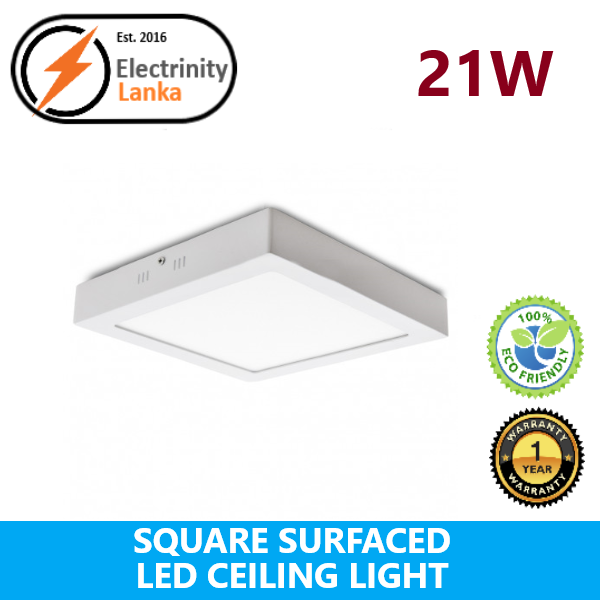 21W Ceiling Light LED Square Surface Mounted | Daraz.lk