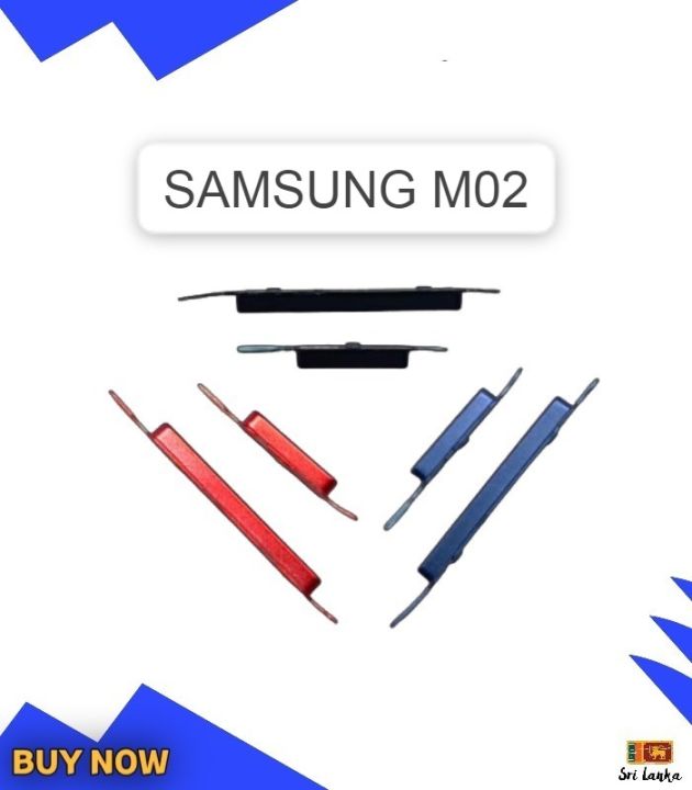 Samsung Galaxy M02 Power On Off Volume Up Down Button Side Keys | Daraz.lk