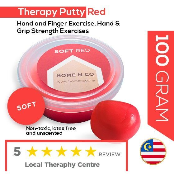 Therapy Putty Soft Red 50g 100g Putty Therapy For Hand Finger Exercise ...