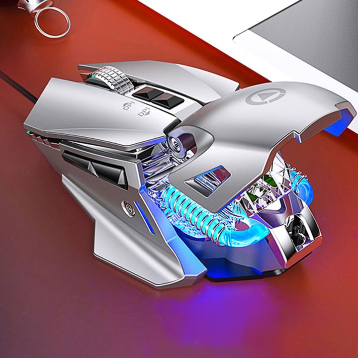 G10 USB Wired Macro Programming Gaming Mouse Colorful Water-cooled ...