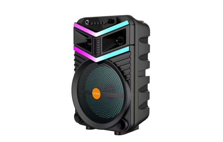 CS-0814 Portable Wireless Bluetooth Speaker with Led Light RGB WIth Mic ...