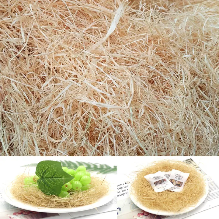 500g Natural Raffia For Box Decoration Lafite Cosmetic Box Packing ...