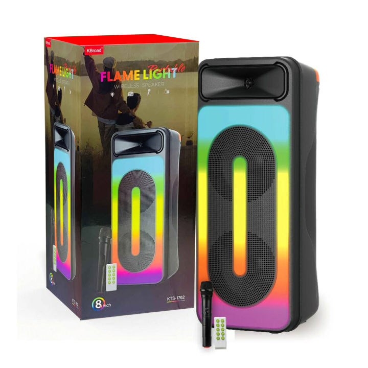 KTS-1762 Partybox Portable Wireless Bluetooth Speaker with Led Light ...