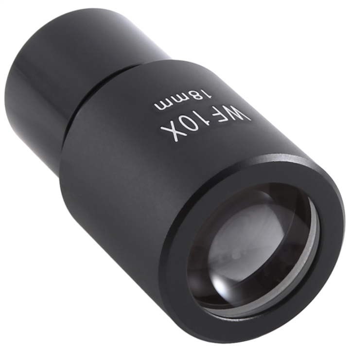 10X Microscope Eyepiece Wide Angle Optical Lenses Adapter Field 18mm ...