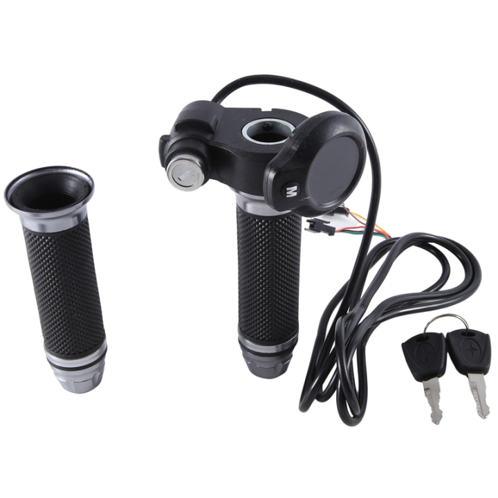 1Pair Electric Bike Scooter Accelerator Display Ebike Throttle Digital ...