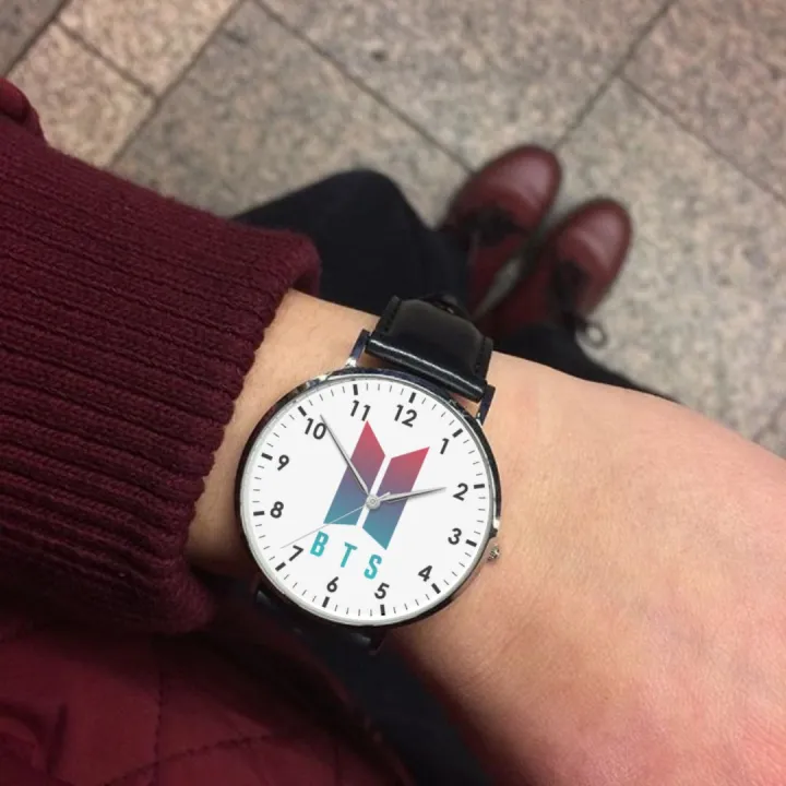 BTS Ladies fashion watch trending design luxury watch BTS woman hand ...