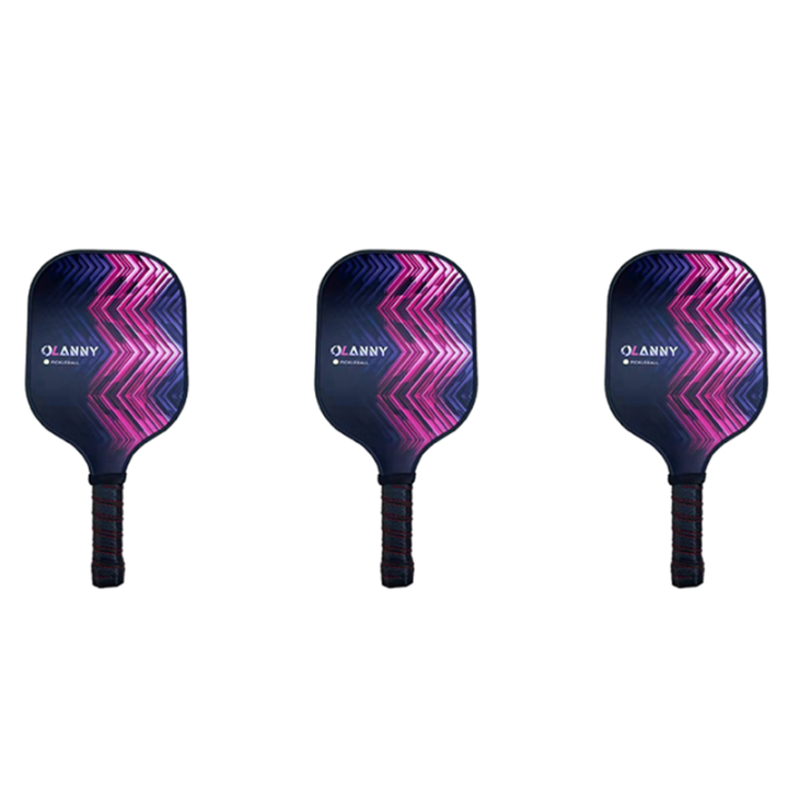 3X Pickleball Racket Carbon Fiber Pickleball Professional Thin&Quick Pickleball Paddle Racquet ...