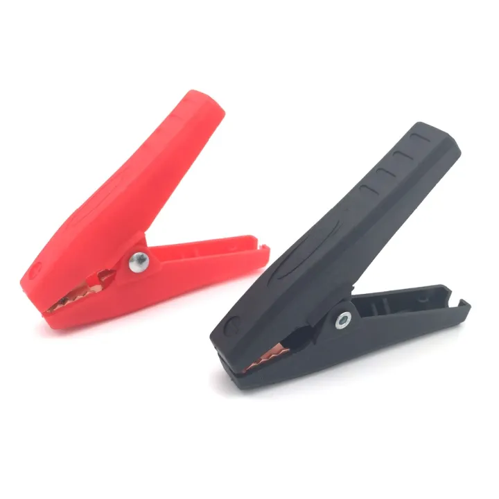 2pcs 100a Insulated Crocodile Alligator Clip Car Alligator Clips Clamps ...