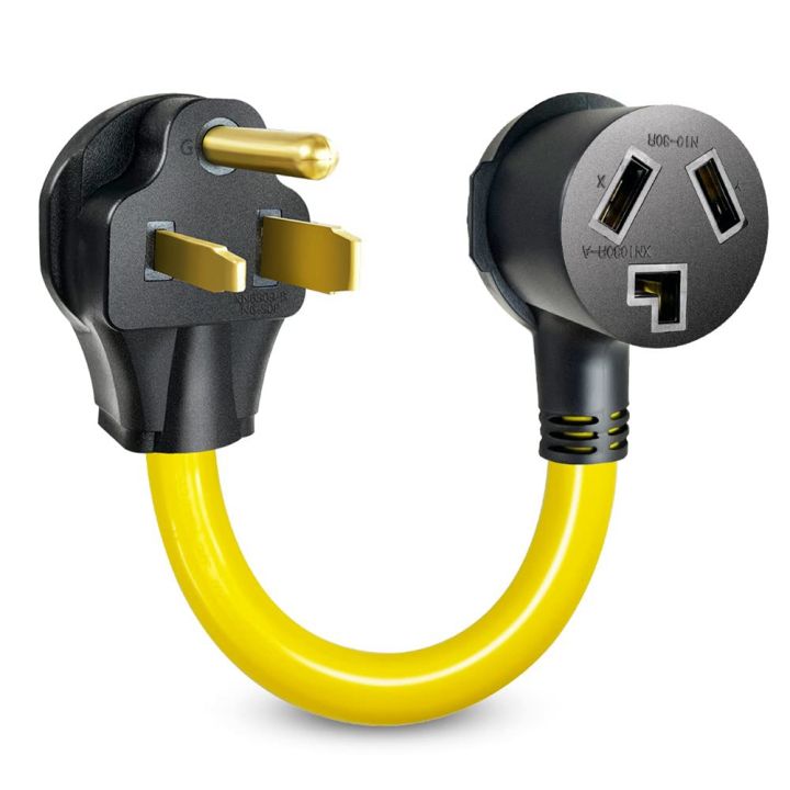 1 Pcs NEMA 6-50P to 10-30R 240V 30 Amp 3 Prong Male Plug to 3 Prong ...