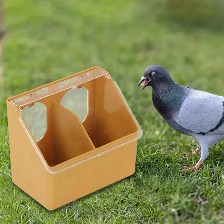 Automatic Feeder Pigeon Two Hole Hanging Cage Box For Pigeon Cage ...