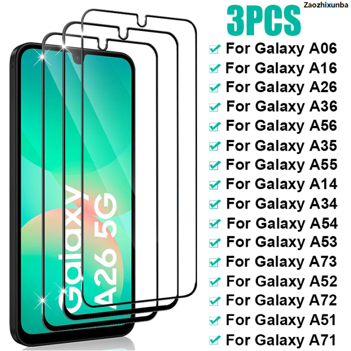 ZaozhixunbaFashion Tempered Glass 2 A72 A73 A54 A53 for Samsung Galaxy ...
