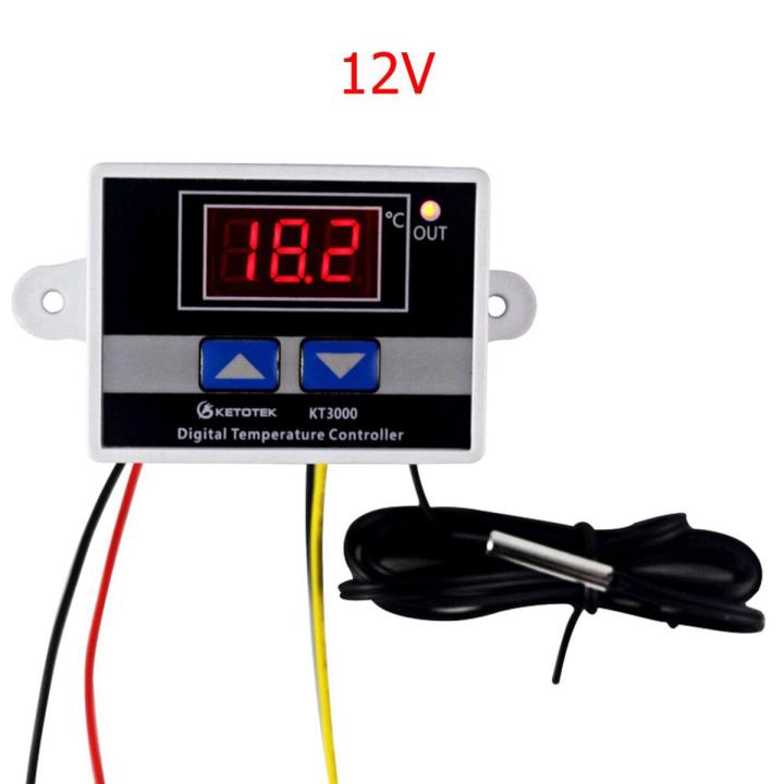 AC 220V 10A Digital Thermostat Temperature Regulator Controller ...