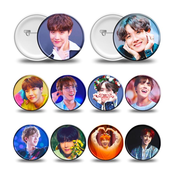 BTS J-Hope Kim Jung Hoseok Ho-seok Pin Badges K-Pop | Daraz.lk