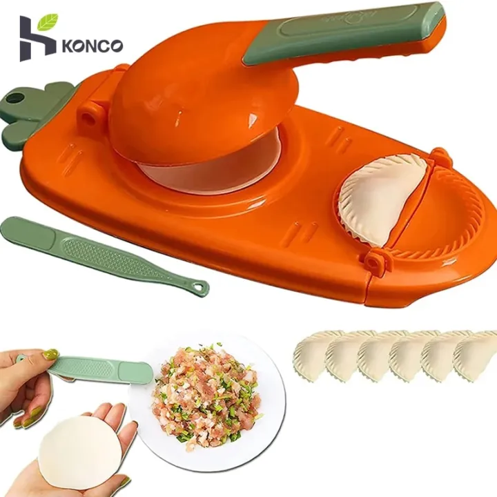 New Dumpling Maker Wrapper Mold,2 In 1 Dumpling Maker Dough Pressing ...