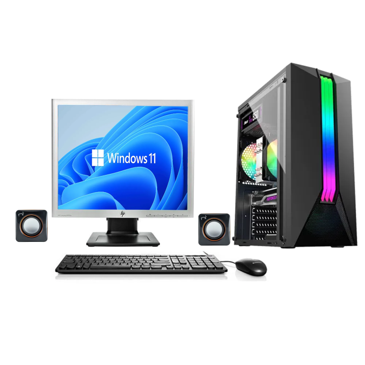Core i3 H61 Desktop Computer 4GB RAM 500GB 19inc Monitor Full lSet ...