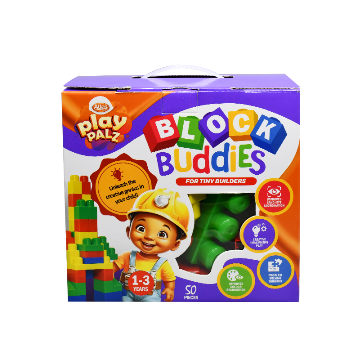 Atlas Play Palz Blocks Mega Pre 50 | Daraz.lk