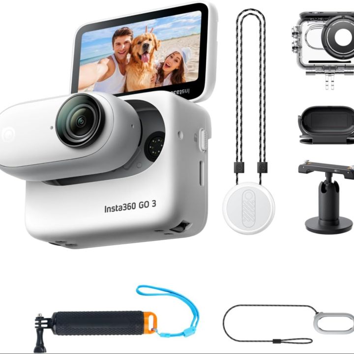 Insta360 GO 3 64GB - Water Sports Kit Small & Lightweight Action Camera, Portable and Versatile ...
