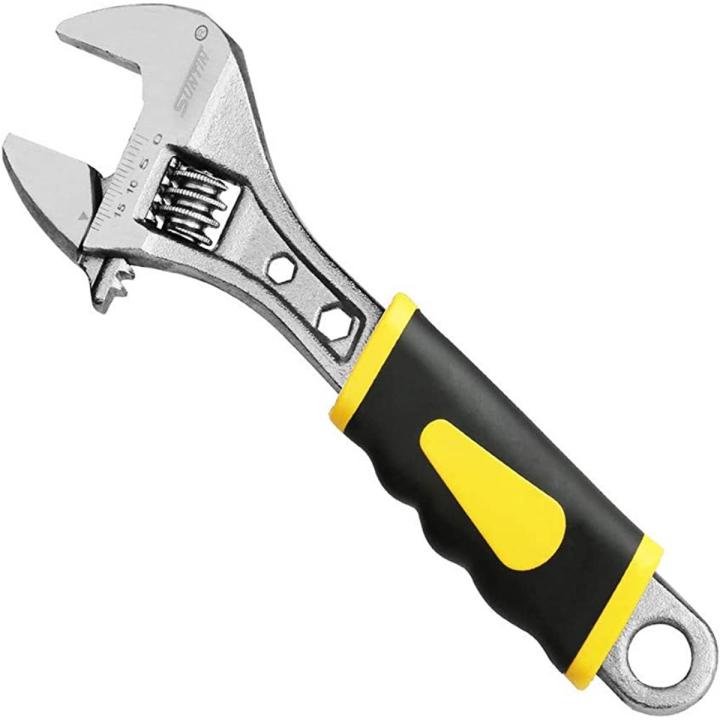 High Quality 10inch Spanner with Rubber Handle Adjustable Wrench | Daraz.lk