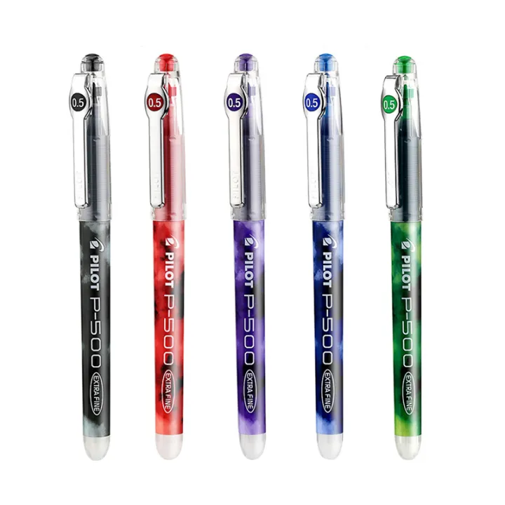 Pilot P500/P700 Gel Pen 0.5/0.7mm Rolling Ball Pens Extra Fine Point ...
