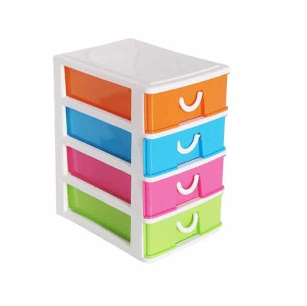Mini Multi Colour 4 Drawer Set | Daraz.lk