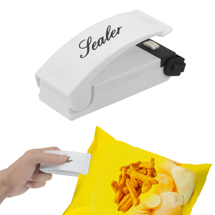 Mini Sealing Machine Portable Heat Sealer Hand Press Food Sealer ...