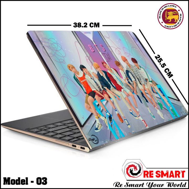 BTS Laptop Skin Protector Sticker(For 15.6 inch Laptops) | Daraz.lk