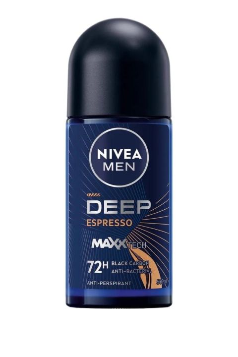 Nivea Men DEEP ESPRESSO MAXX Tech Antiperspirant Roll On - 50 ML | Daraz.lk