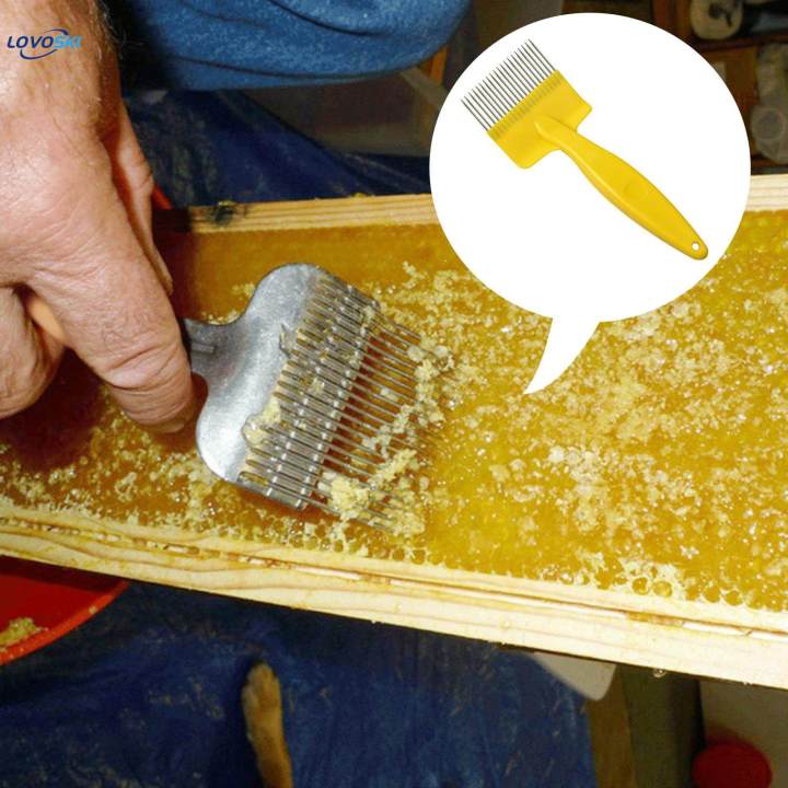 Beekeeping Tine, Stainless Honey Comb Uncapping Fork for Inspection and ...