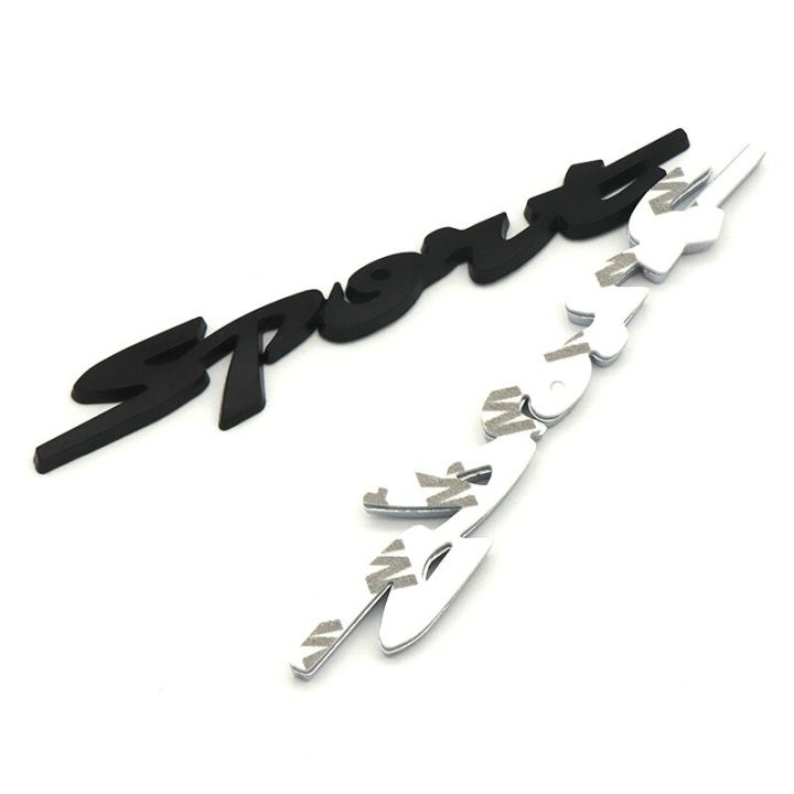 3D metal Chrome Logo Car Sticker SPORT Emblem Badge Door Decal Auto ...
