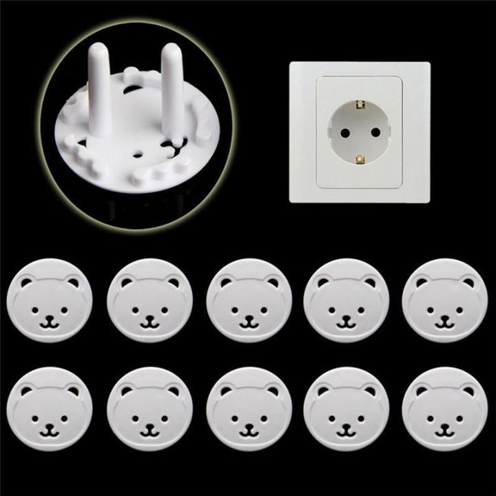 【LuxeGlow】6/10 Pcs Socket Protection Security Child Electric Socket ...
