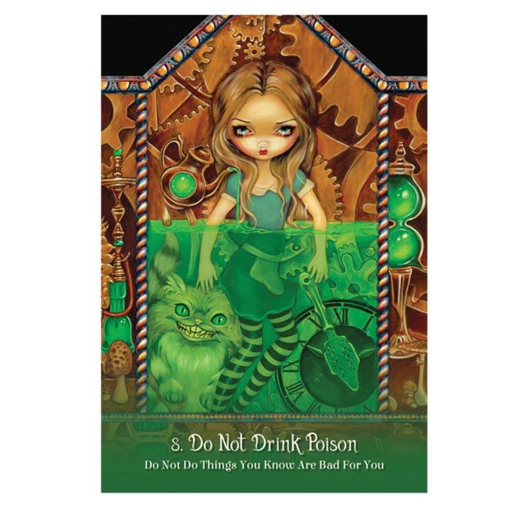 【LuxeGlow】Alice The Wonderland Oracle Tarot Cards Guidance Divination ...