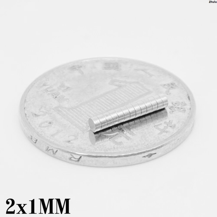 ZhuluLuxury 100/200/500/1000/5000PCS 2x1 Small Round Magnet 2*1mm ...